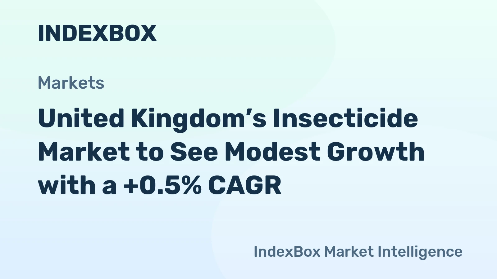 United Kingdom’s Insecticide Market to See Modest Growth with a +0.5% CAGR