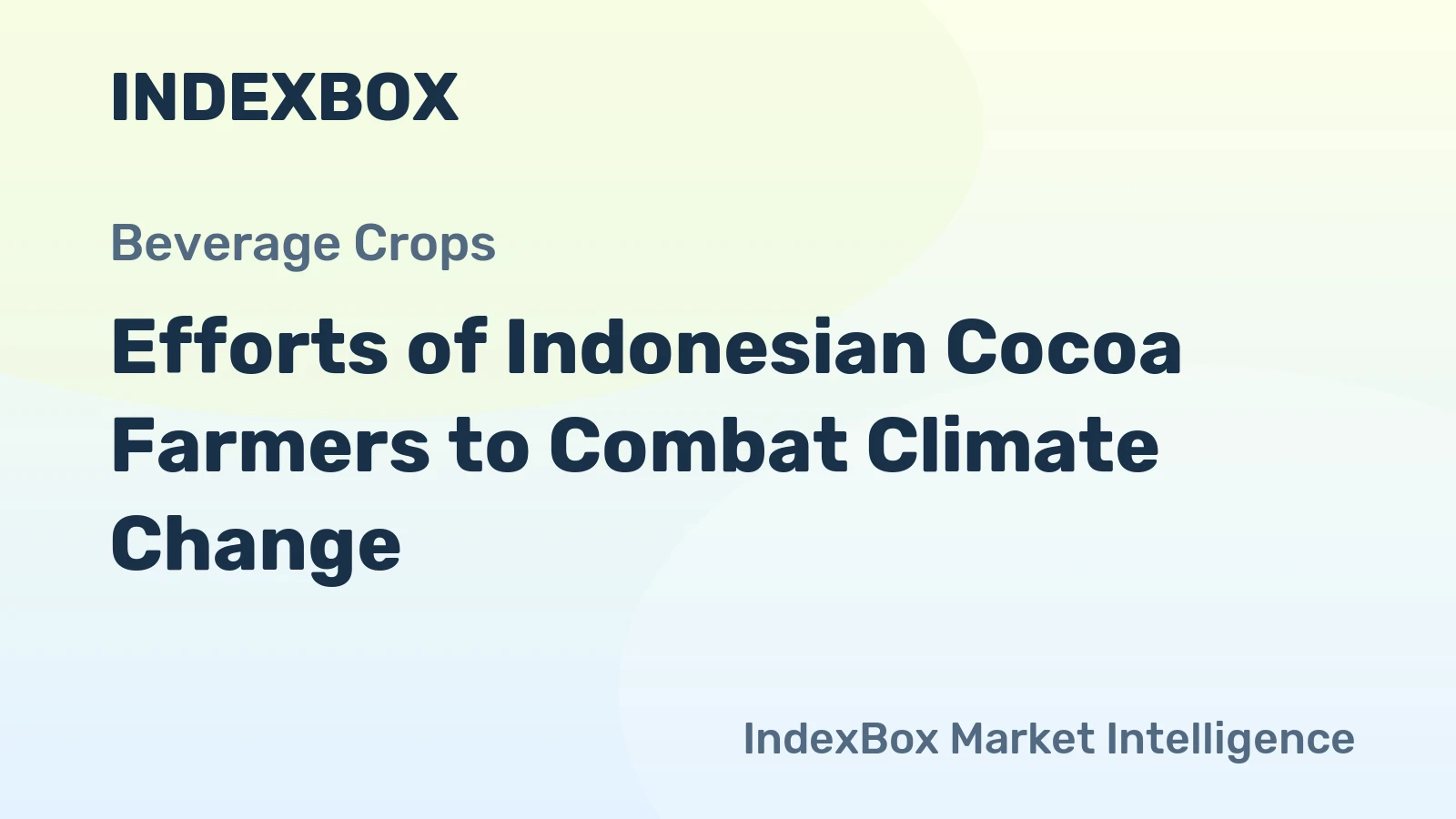 Efforts of Indonesian Cocoa Farmers to Combat Climate Change