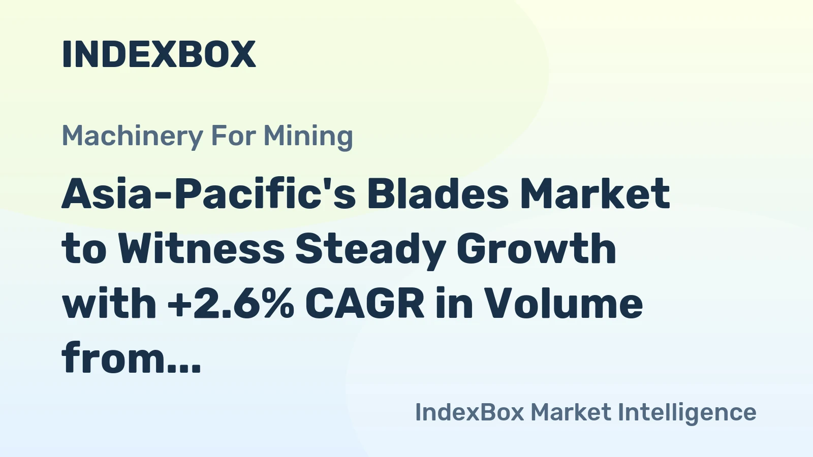 Asia-Pacific's Blades Market to Witness Steady Growth with +2.6% CAGR in Volume from 2024-2035