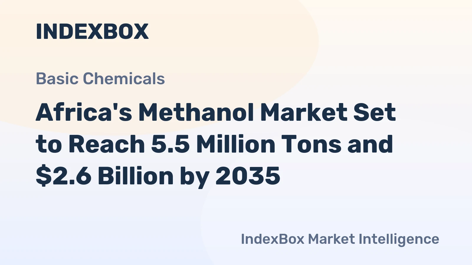 Africa's Methanol Market Set to Reach 5.5 Million Tons and $2.6 Billion by 2035
