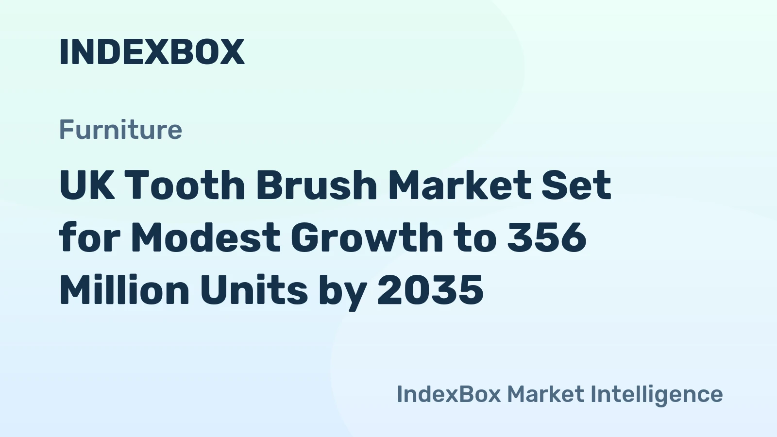 UK Tooth Brush Market Set for Modest Growth to 356 Million Units by 2035
