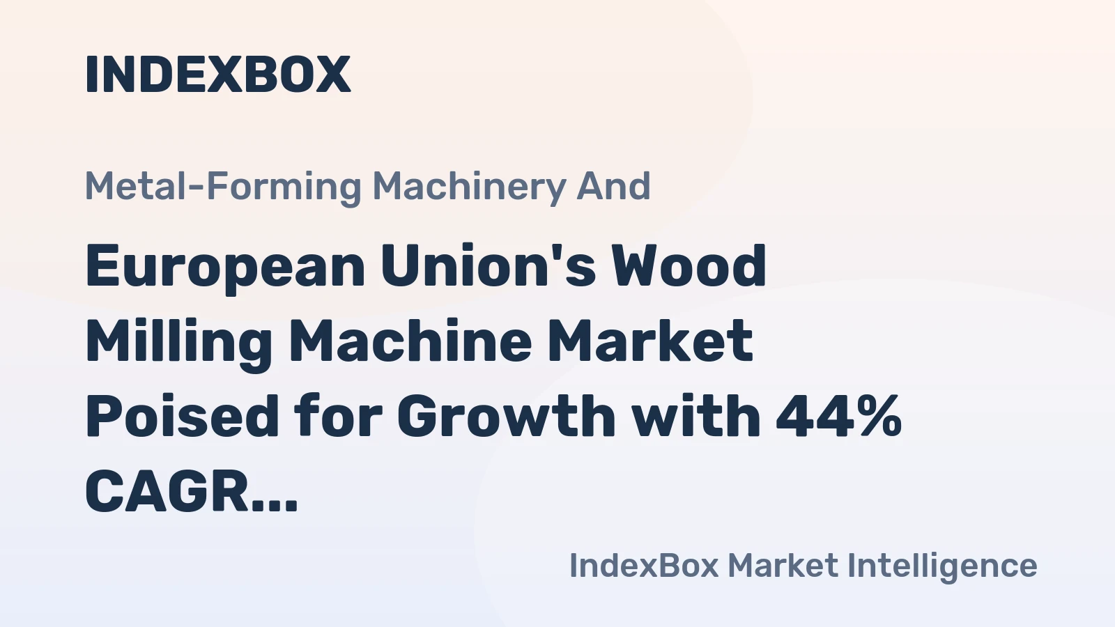 European Union's Wood Milling Machine Market Poised for Growth with 44% CAGR in Value Through 2035