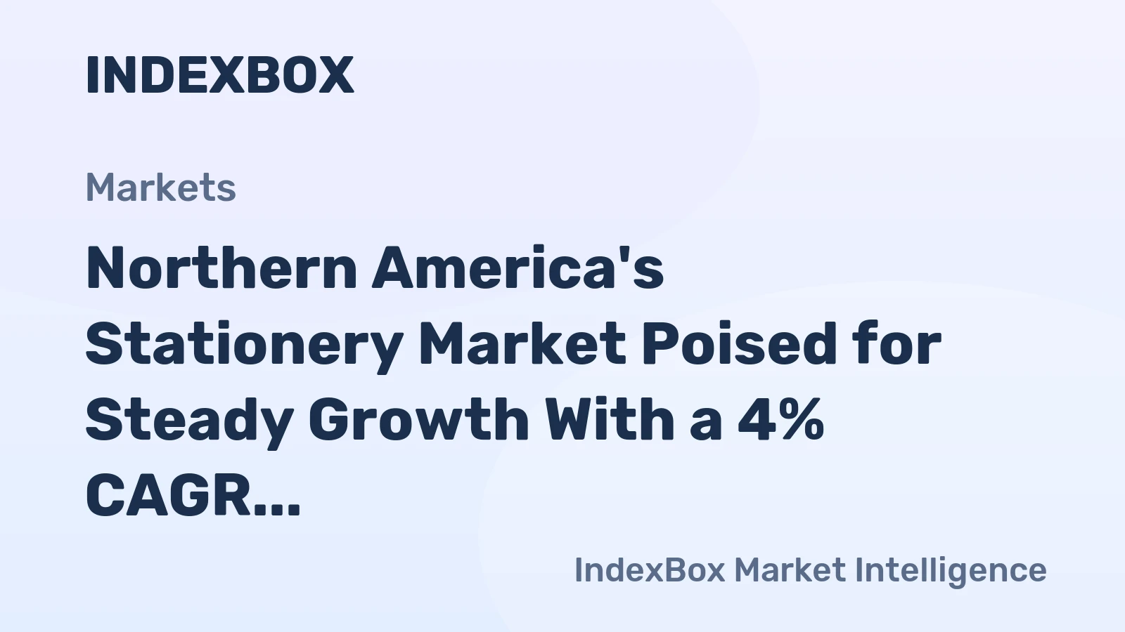 Northern America's Stationery Market Poised for Steady Growth With a 4% CAGR in Value Through 2035