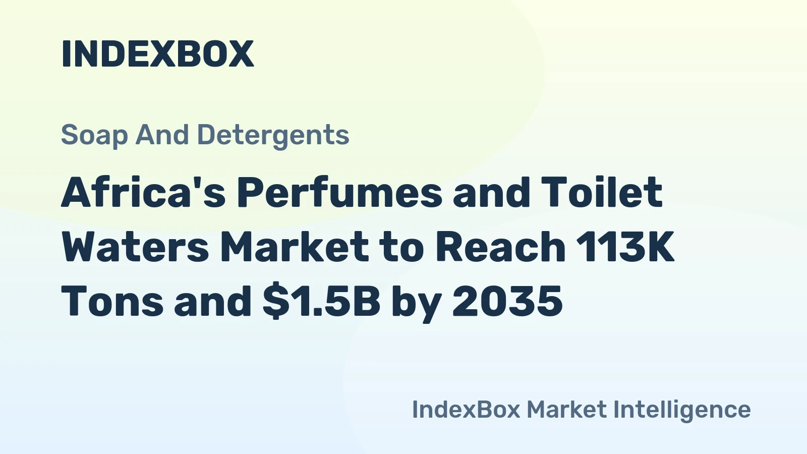 Africa's Perfumes and Toilet Waters Market to Reach 113K Tons and $1.5B by 2035