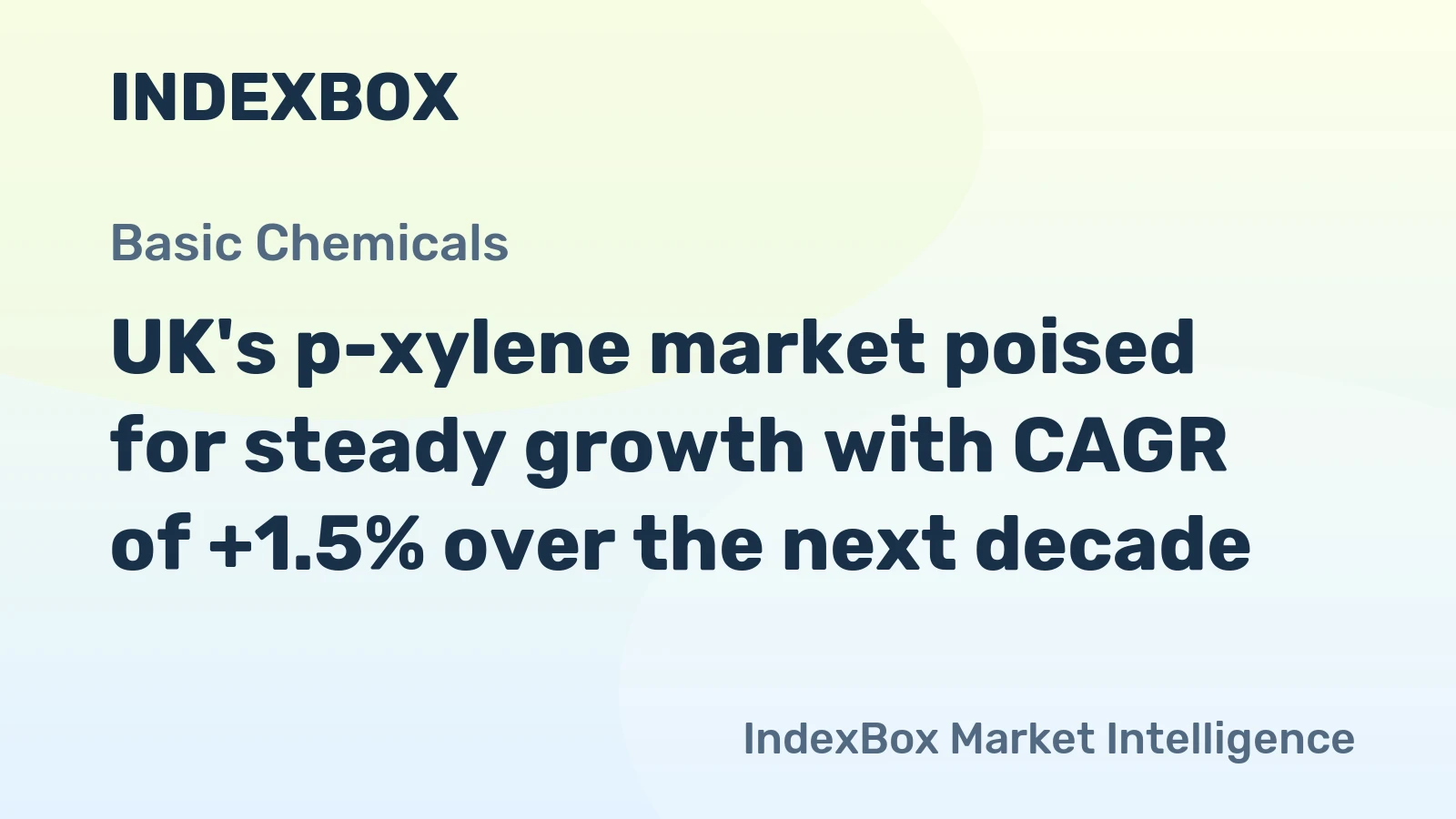 UK's p-xylene market poised for steady growth with CAGR of +1.5% over the next decade