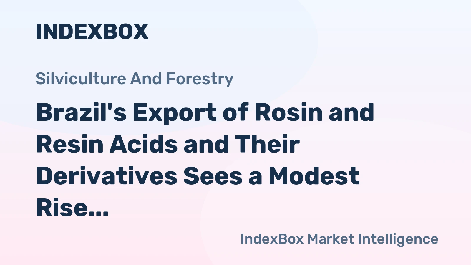 Brazil's Export of Rosin and Resin Acids and Their Derivatives Sees a Modest Rise, Reaching $146 Million in 2024.