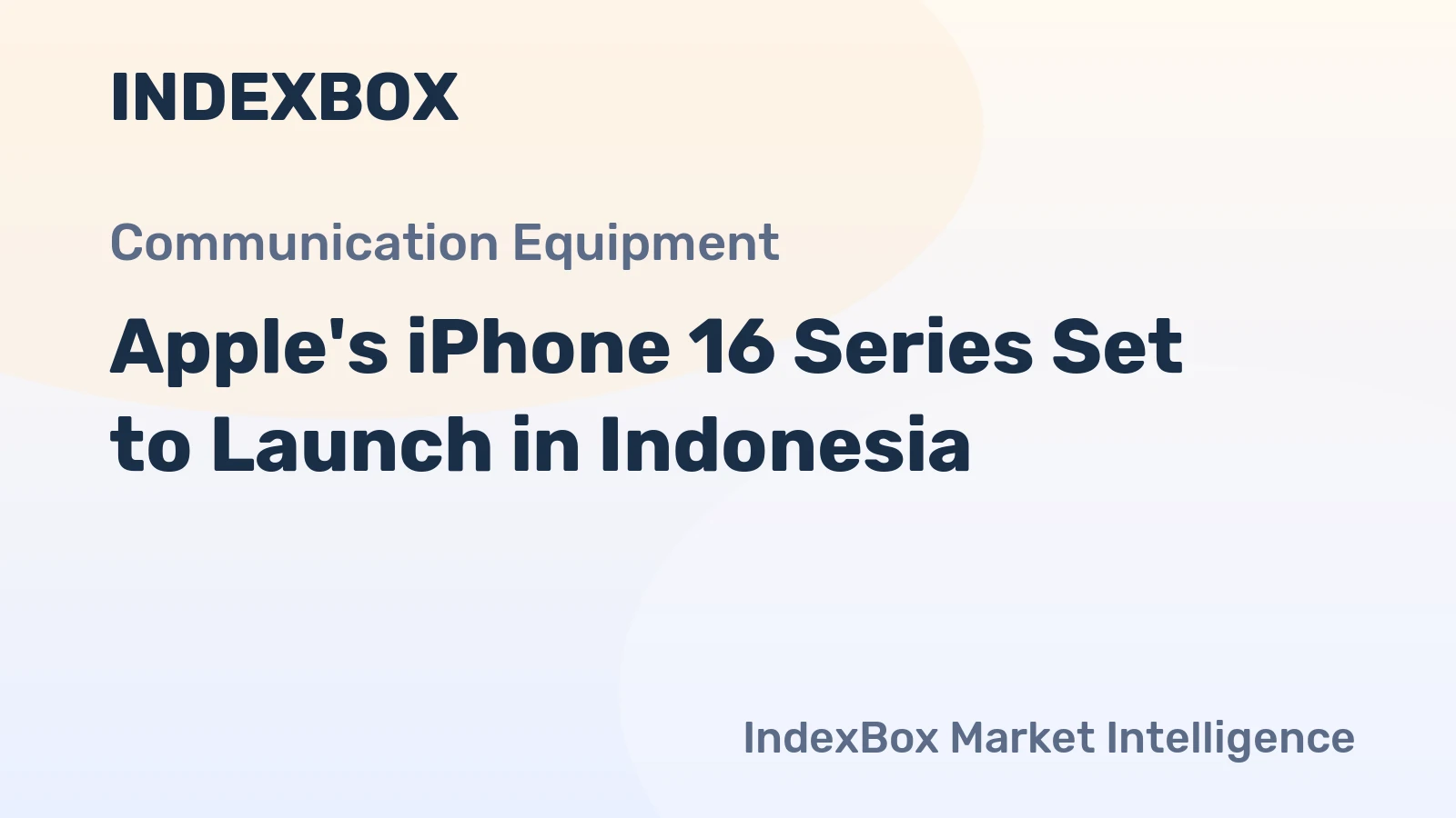 Apple's iPhone 16 Series Set to Launch in Indonesia