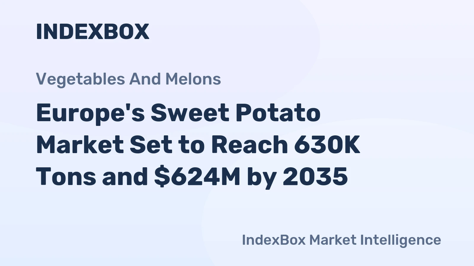 Europe's Sweet Potato Market Set to Reach 630K Tons and $624M by 2035