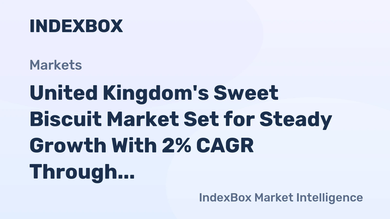 United Kingdom's Sweet Biscuit Market Set for Steady Growth With 2% CAGR Through 2035