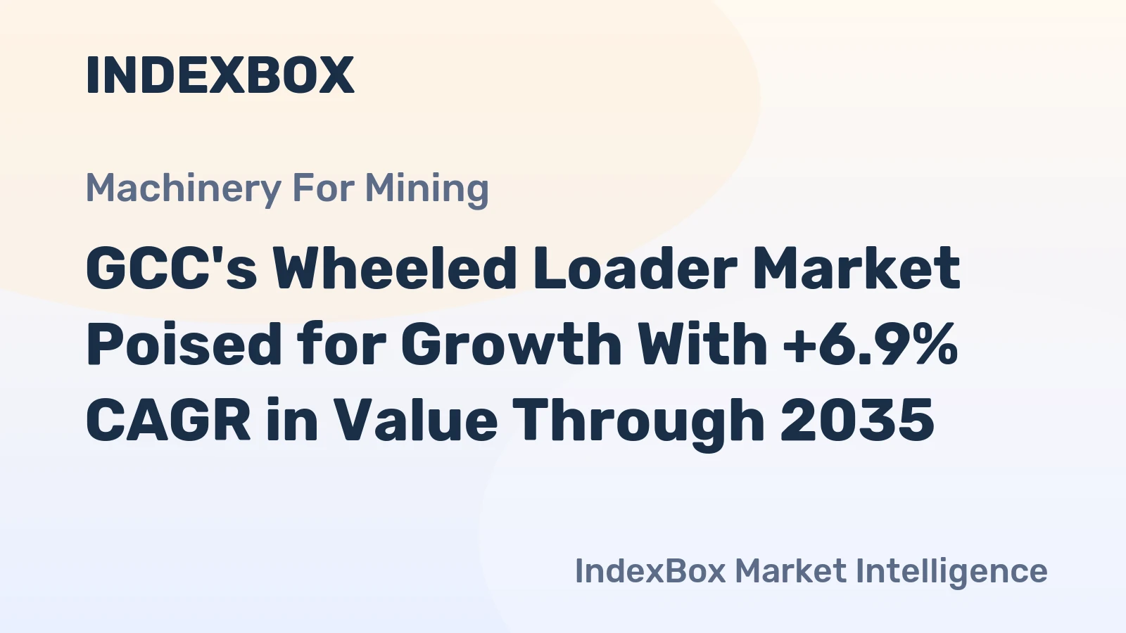 GCC's Wheeled Loader Market Poised for Growth With +6.9% CAGR in Value Through 2035