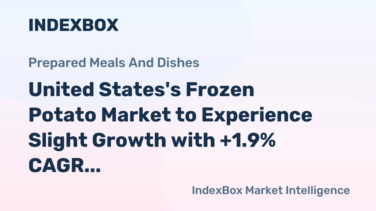 United States's Frozen Potato Market to Experience Slight Growth with +1.9% CAGR from 2024 to 2035