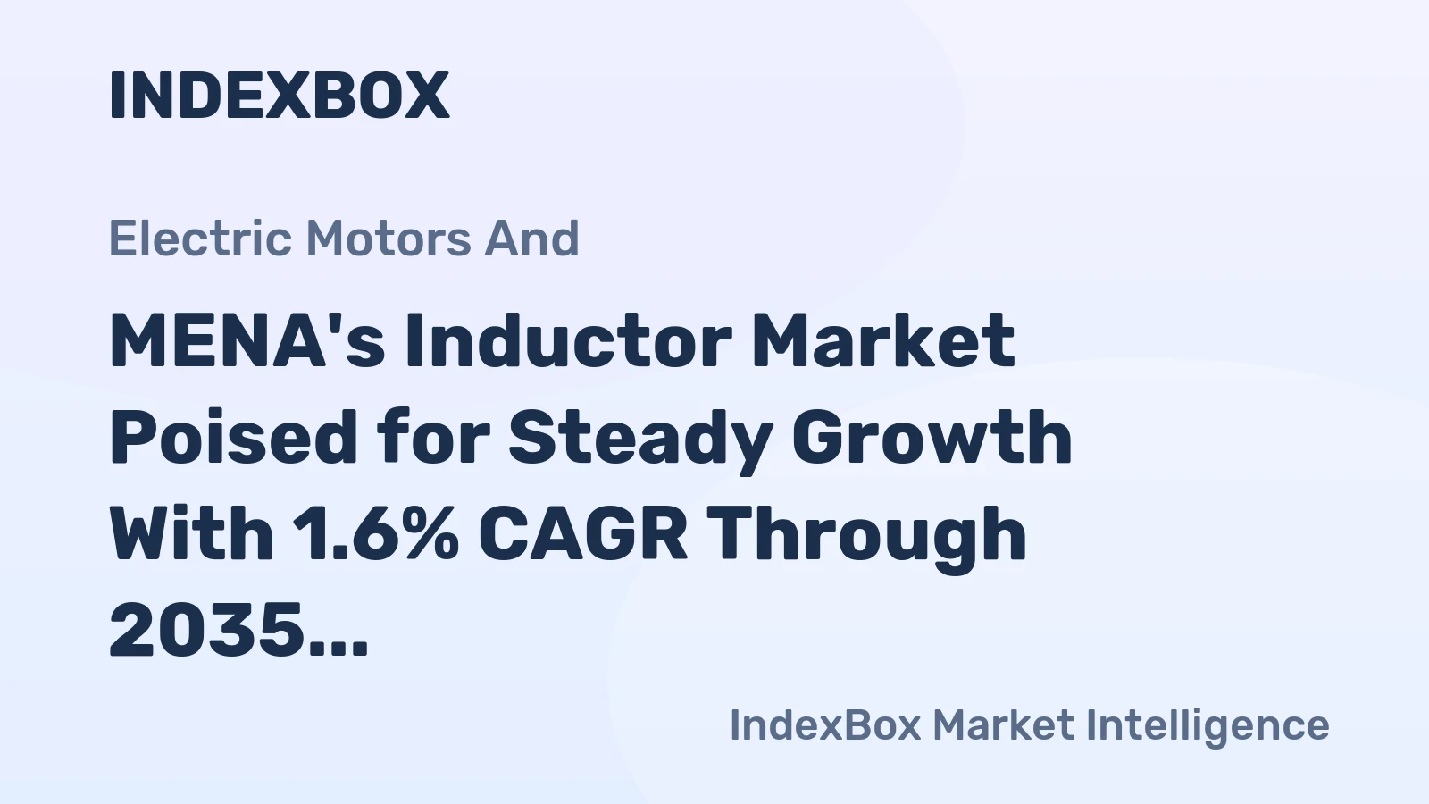 MENA's Inductor Market Poised for Steady Growth With 1.6% CAGR Through 2035