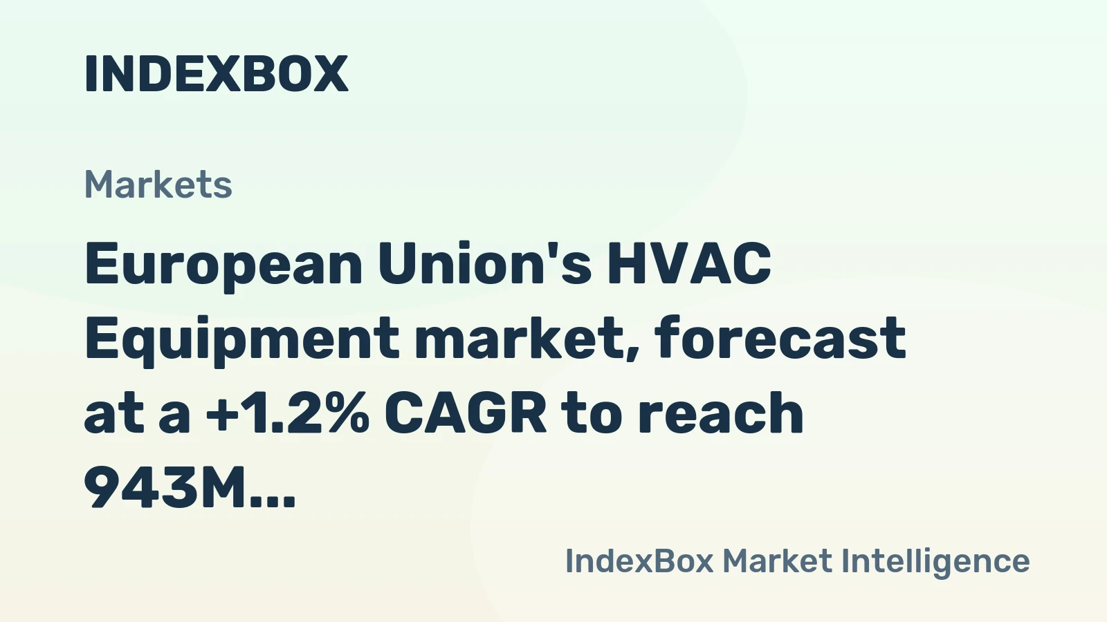 European Union's HVAC Equipment market, forecast at a +1.2% CAGR to reach 943M units by 2035, is set for an upward trend after recent declines.