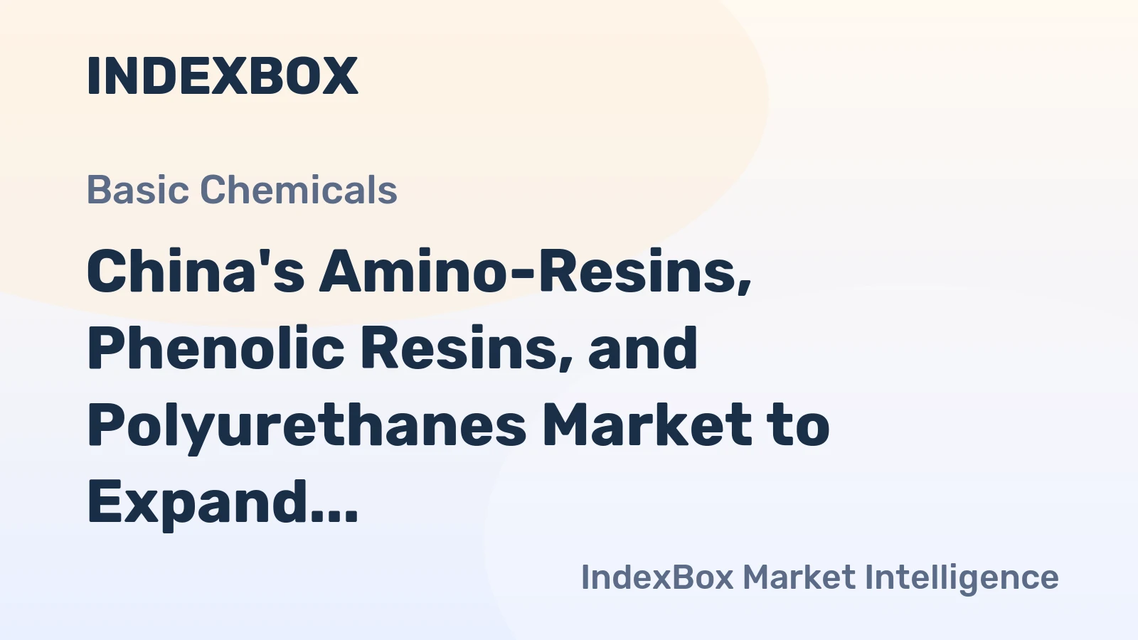 China's Amino-Resins, Phenolic Resins, and Polyurethanes Market to Expand at 2.4% CAGR, Reaching 16M Tons by 2035
