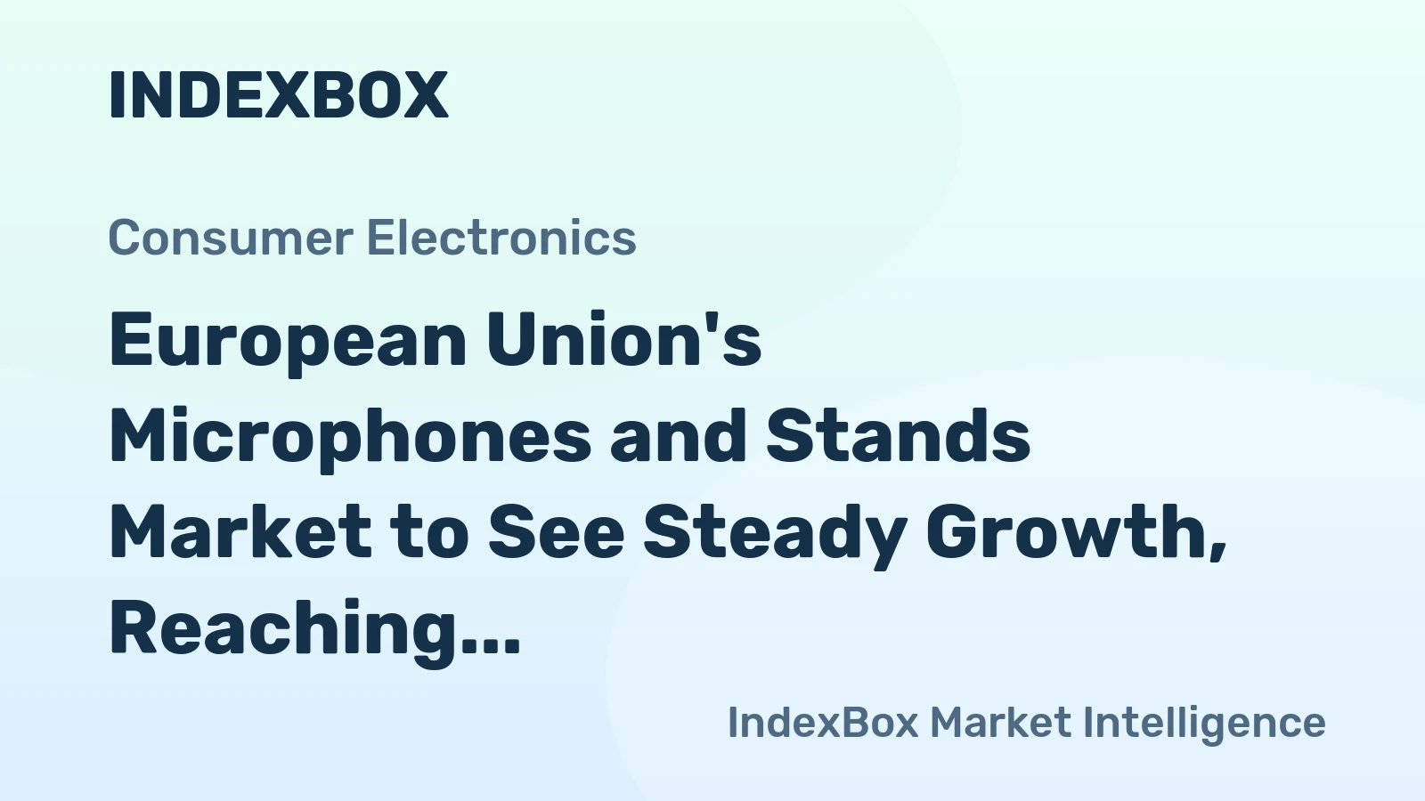 European Union's Microphones and Stands Market to See Steady Growth, Reaching 44M Units and $462M by 2035