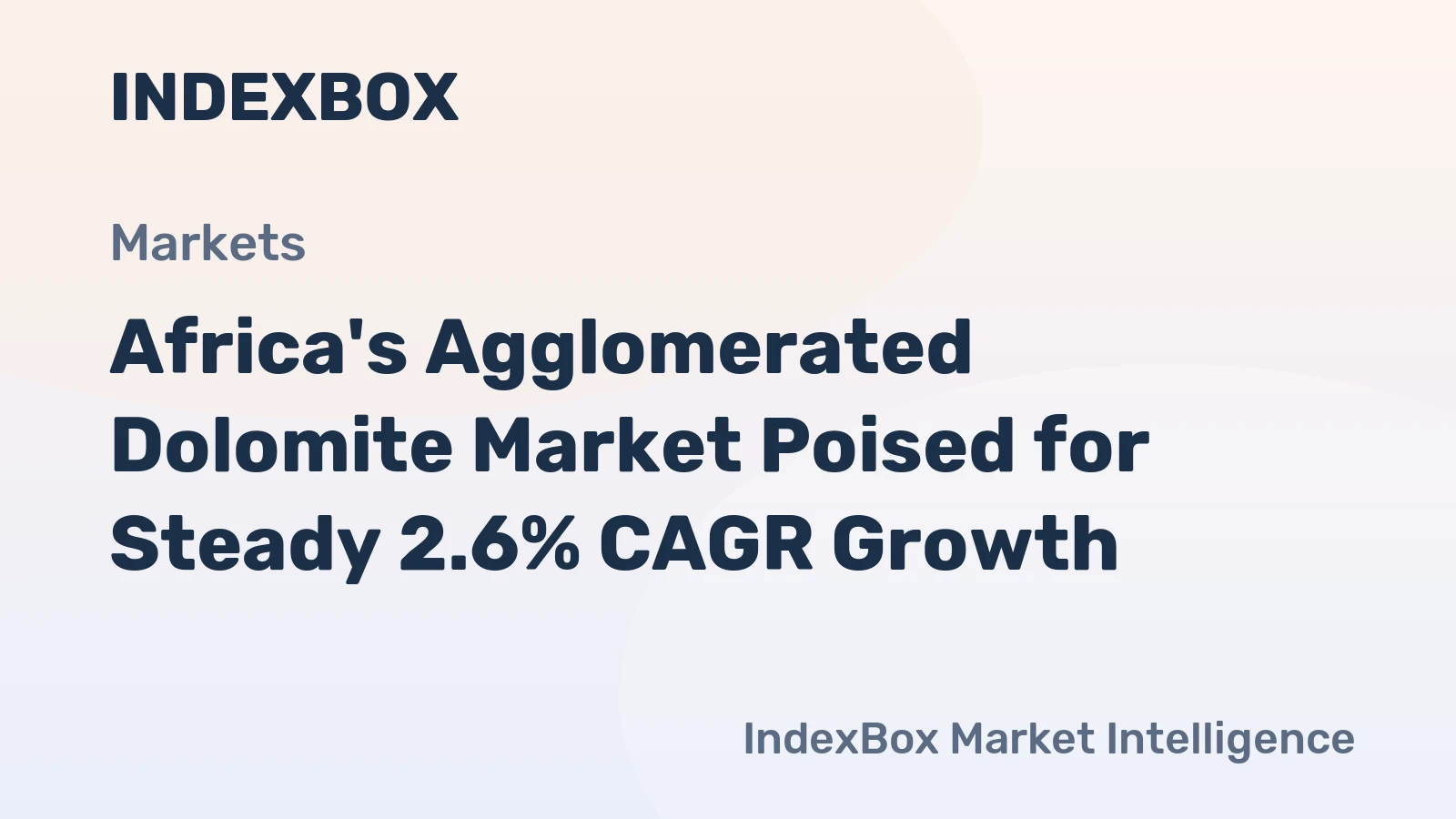Africa's Agglomerated Dolomite Market Poised for Steady 2.6% CAGR Growth