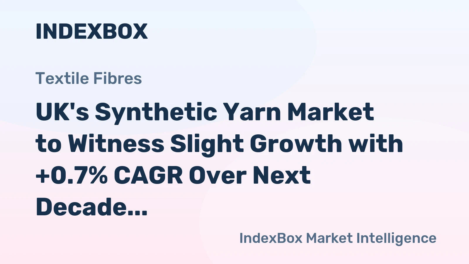 UK's Synthetic Yarn Market to Witness Slight Growth with +0.7% CAGR Over Next Decade