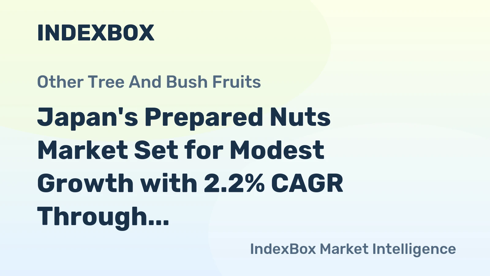 Japan's Prepared Nuts Market Set for Modest Growth with 2.2% CAGR Through 2035
