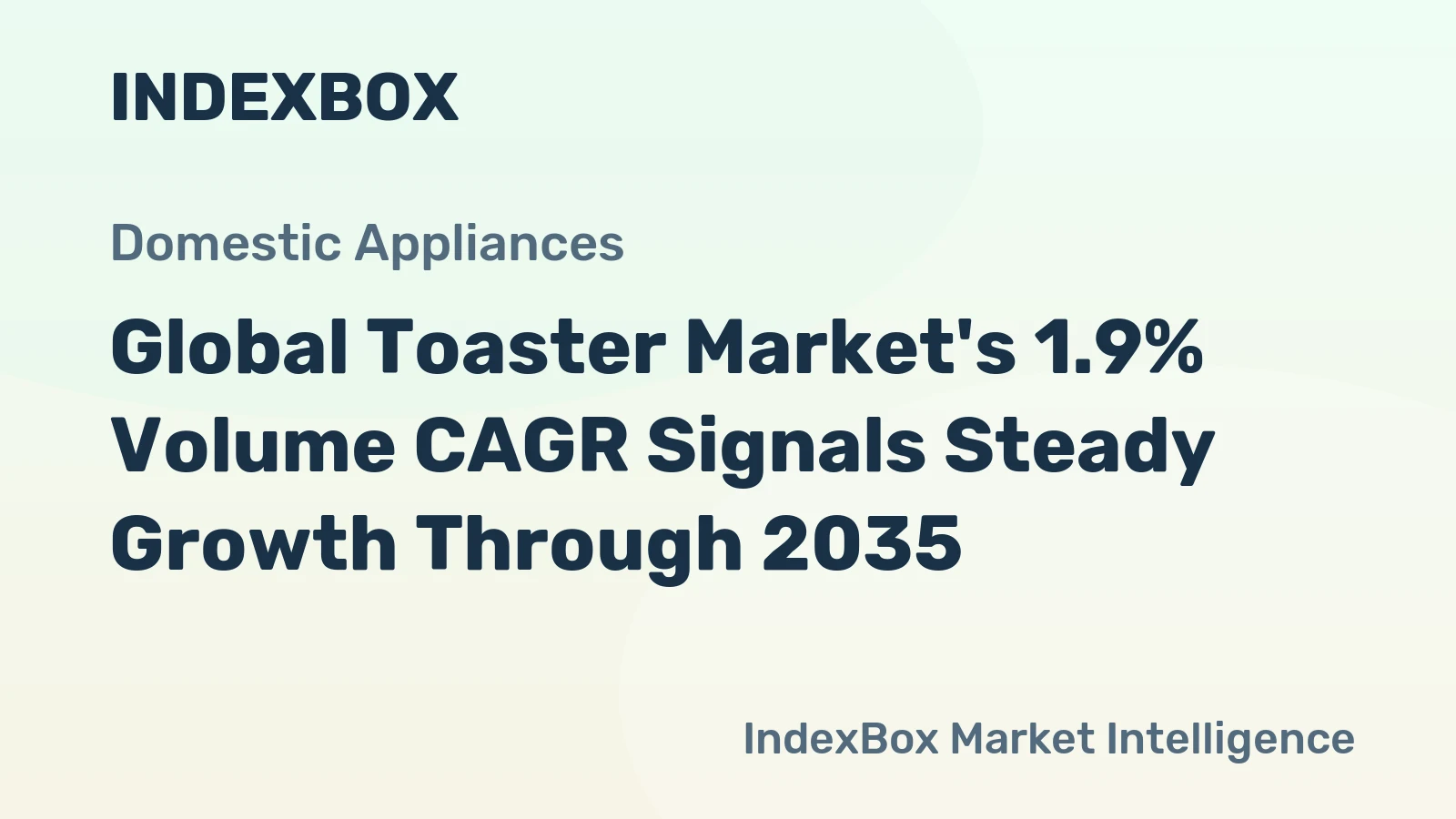 Global Toaster Market's 1.9% Volume CAGR Signals Steady Growth Through 2035