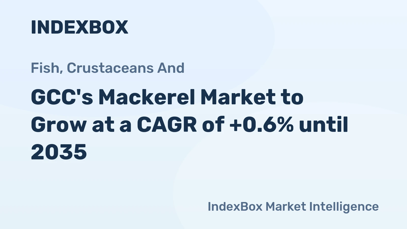 GCC's Mackerel Market to Grow at a CAGR of +0.6% until 2035