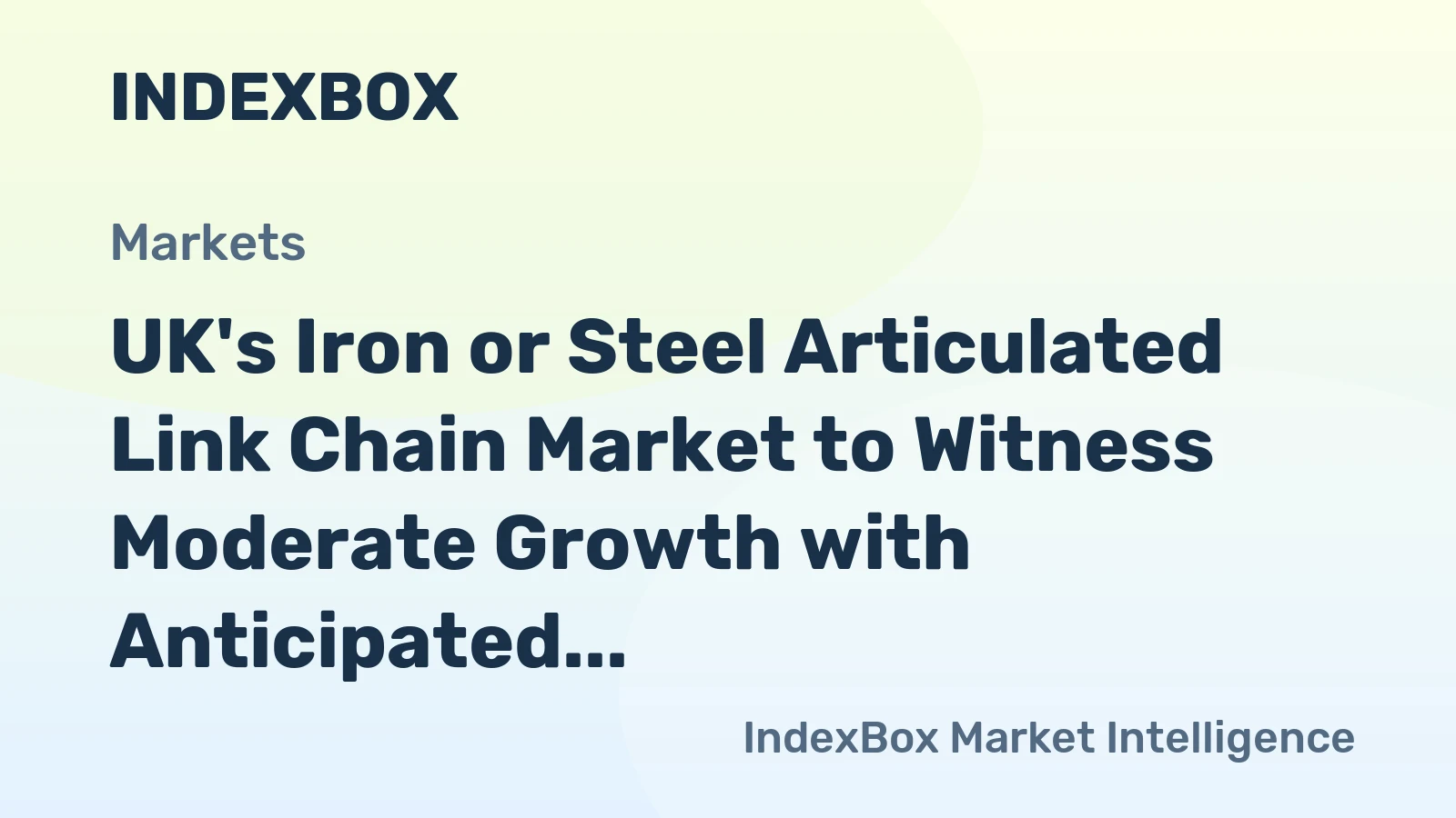 UK's Iron or Steel Articulated Link Chain Market to Witness Moderate Growth with Anticipated CAGR of +2.0% from 2024 to 2035