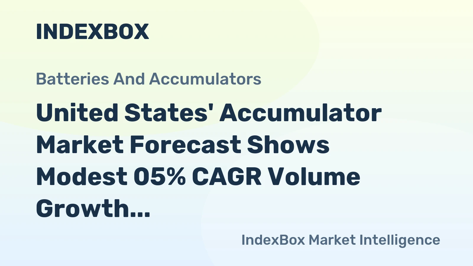 United States' Accumulator Market Forecast Shows Modest 05% CAGR Volume Growth Through 2035