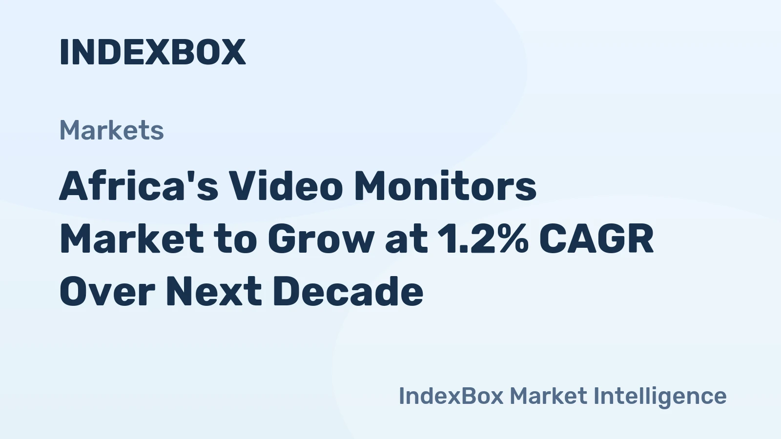 Africa's Video Monitors Market to Grow at 1.2% CAGR Over Next Decade