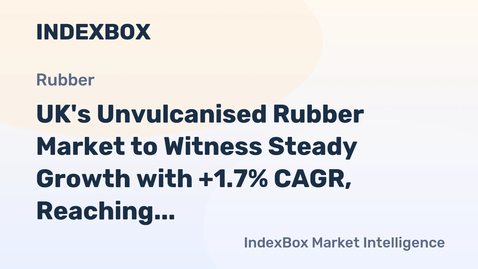 UK's Unvulcanised Rubber Market to Witness Steady Growth with +1.7% CAGR, Reaching $872M by 2035