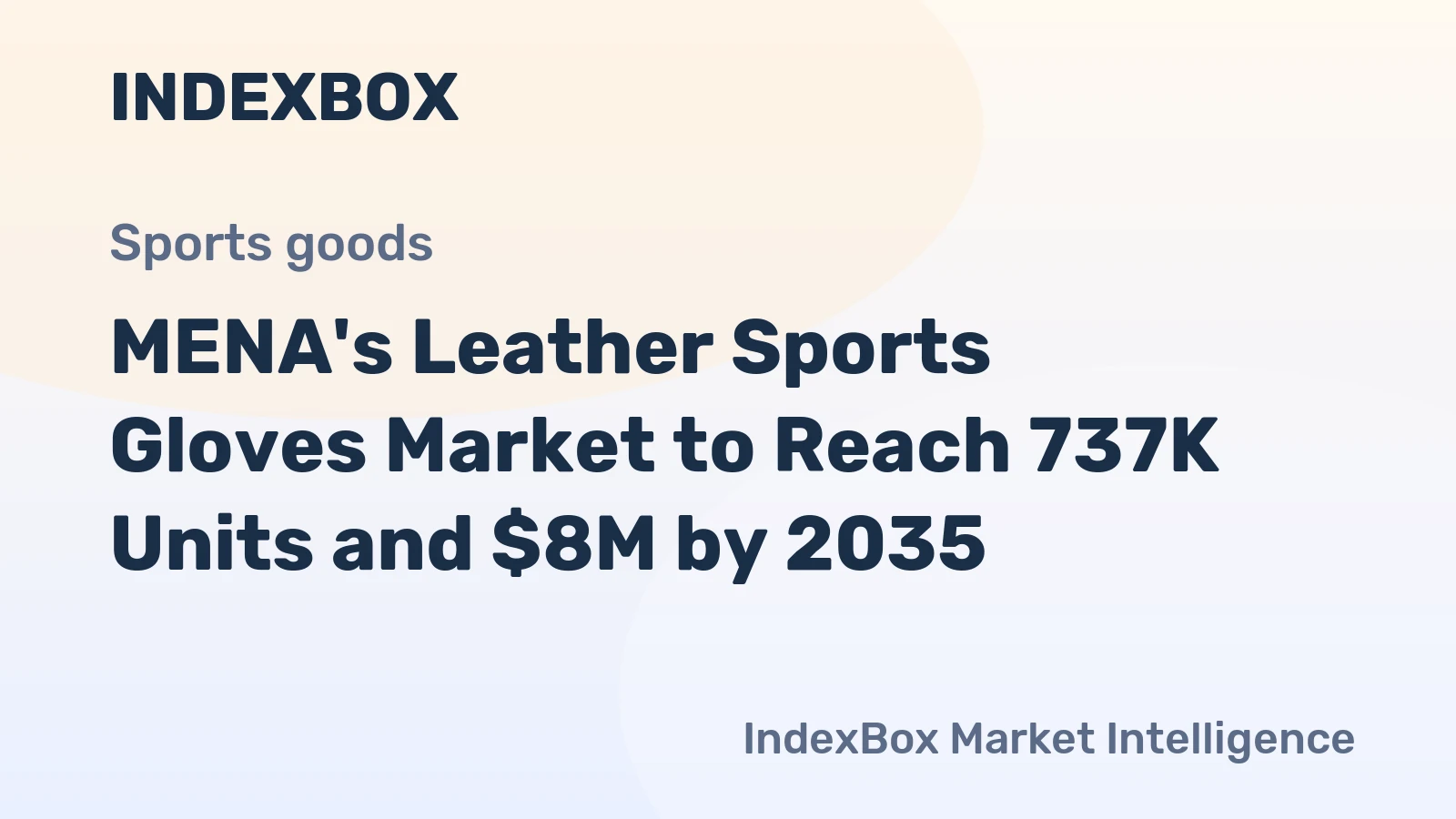 MENA's Leather Sports Gloves Market to Reach 737K Units and $8M by 2035