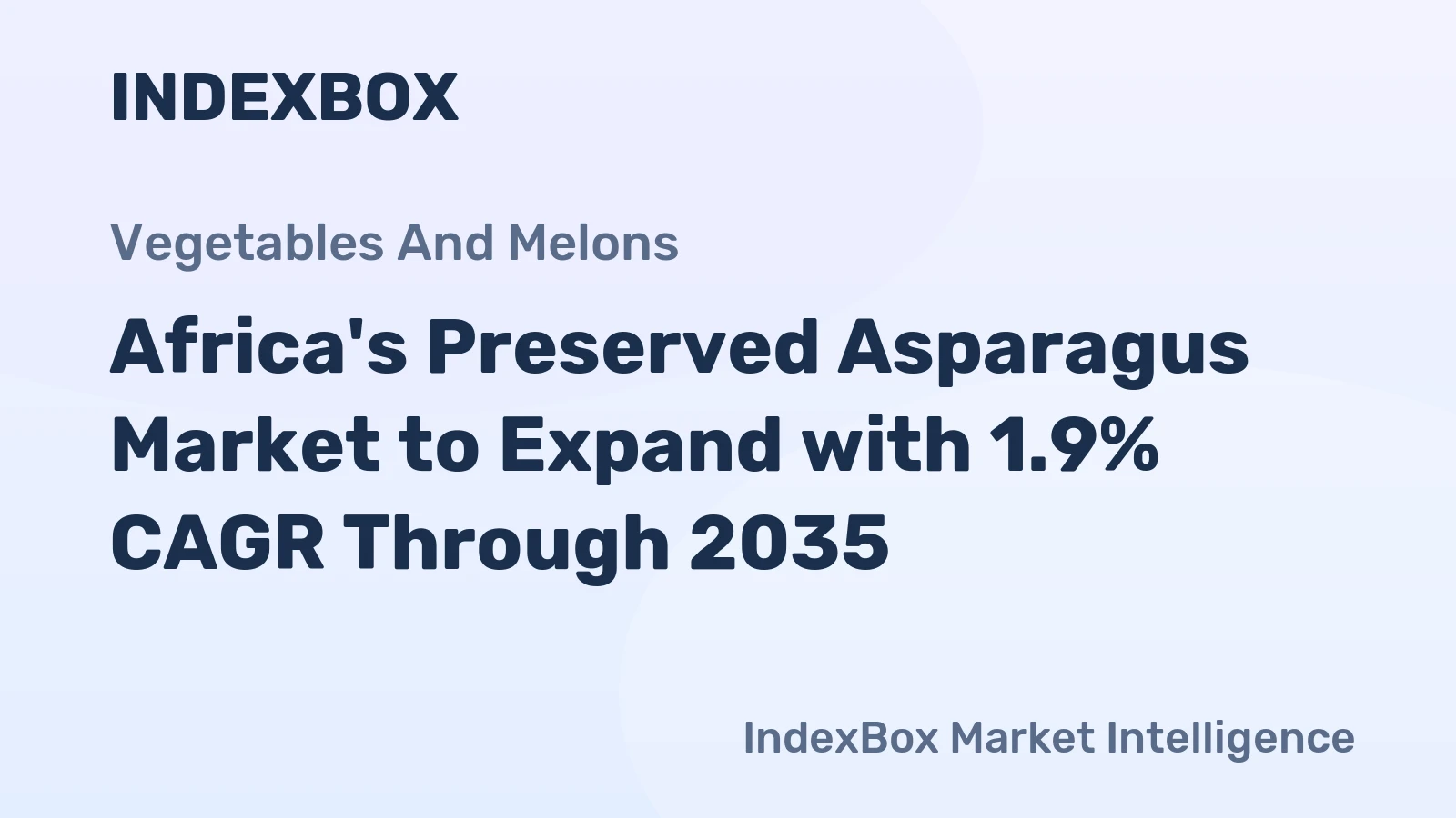 Africa's Preserved Asparagus Market to Expand with 1.9% CAGR Through 2035