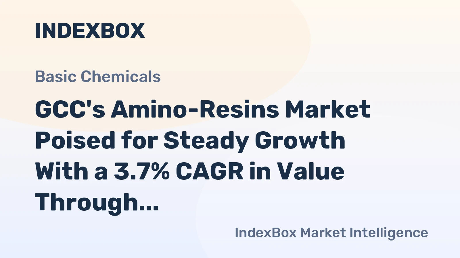 GCC's Amino-Resins Market Poised for Steady Growth With a 3.7% CAGR in Value Through 2035