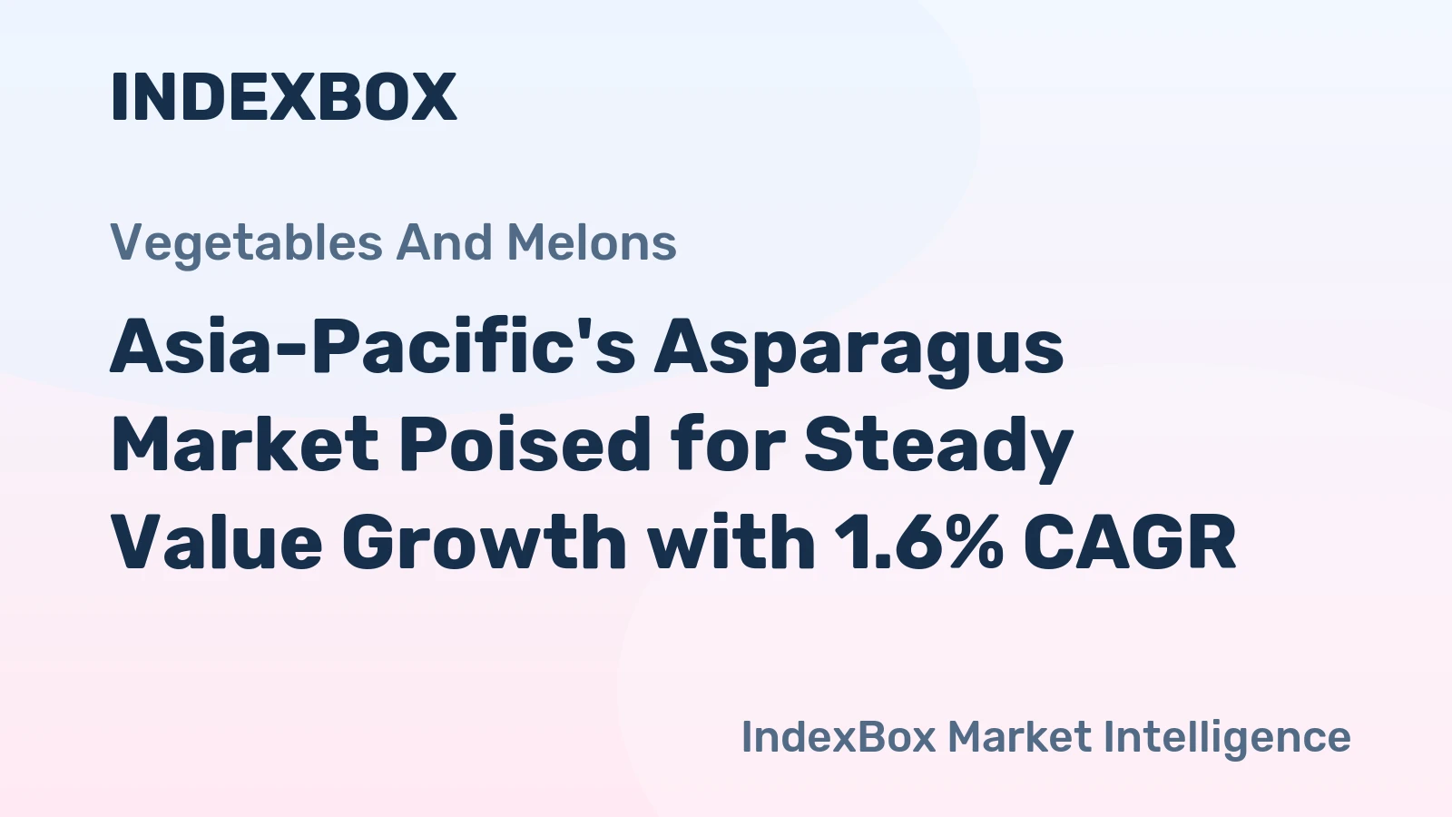 Asia-Pacific's Asparagus Market Poised for Steady Value Growth with 1.6% CAGR