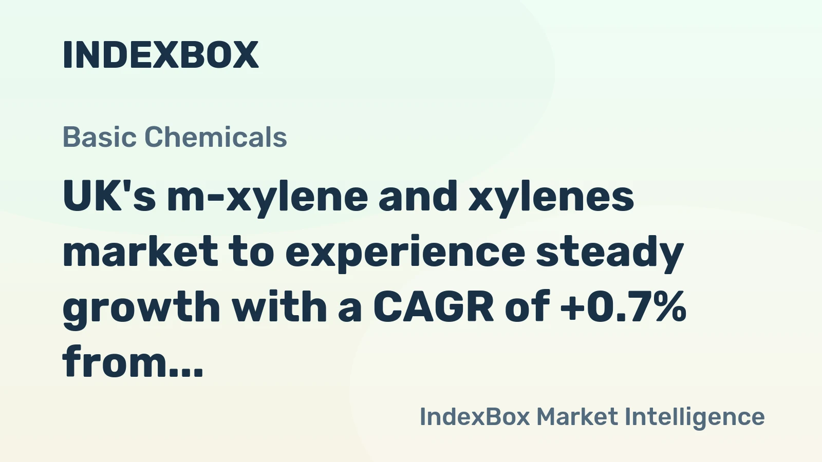 UK's m-xylene and xylenes market to experience steady growth with a CAGR of +0.7% from 2024 to 2035