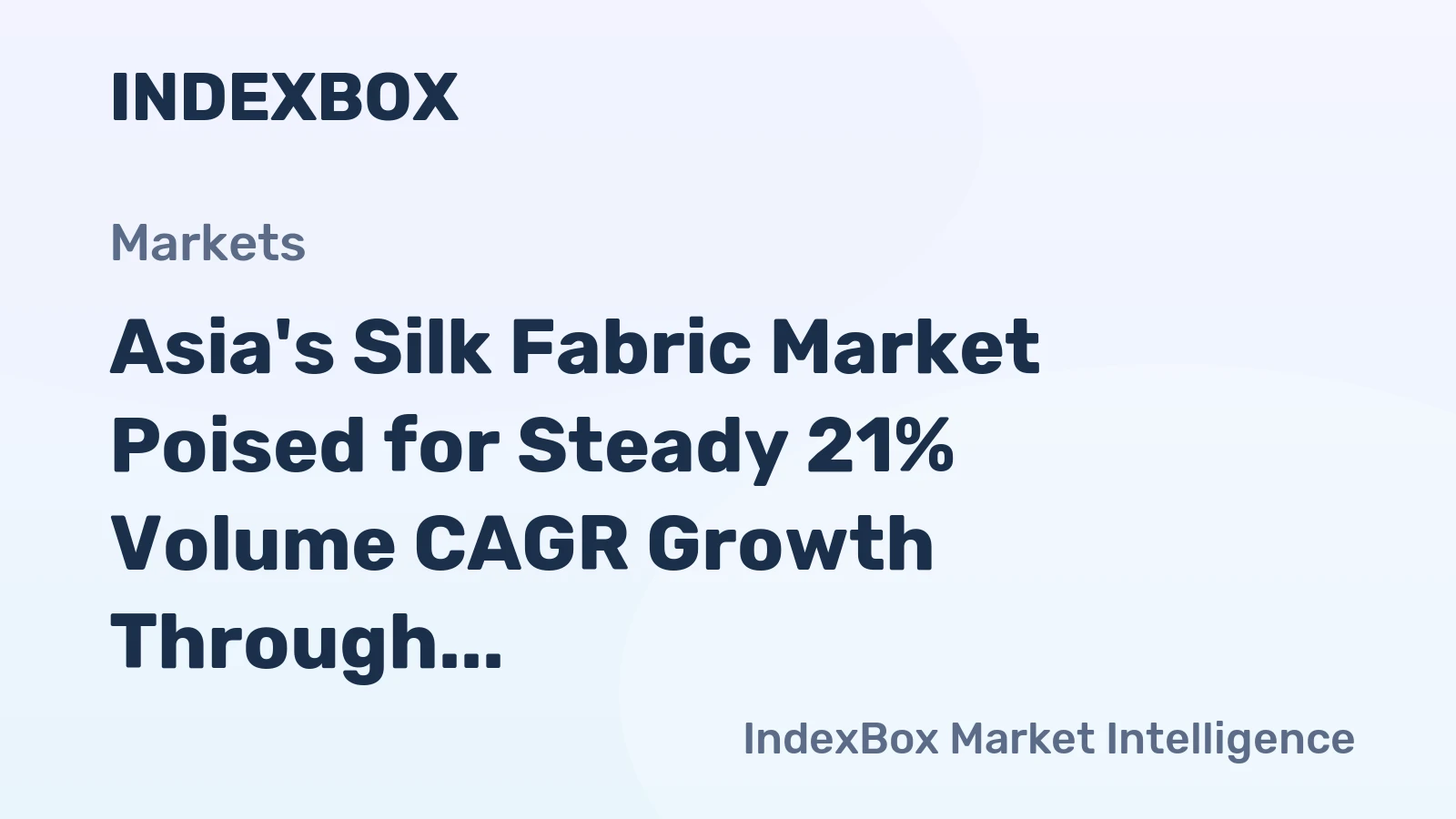 Asia's Silk Fabric Market Poised for Steady 21% Volume CAGR Growth Through 2035