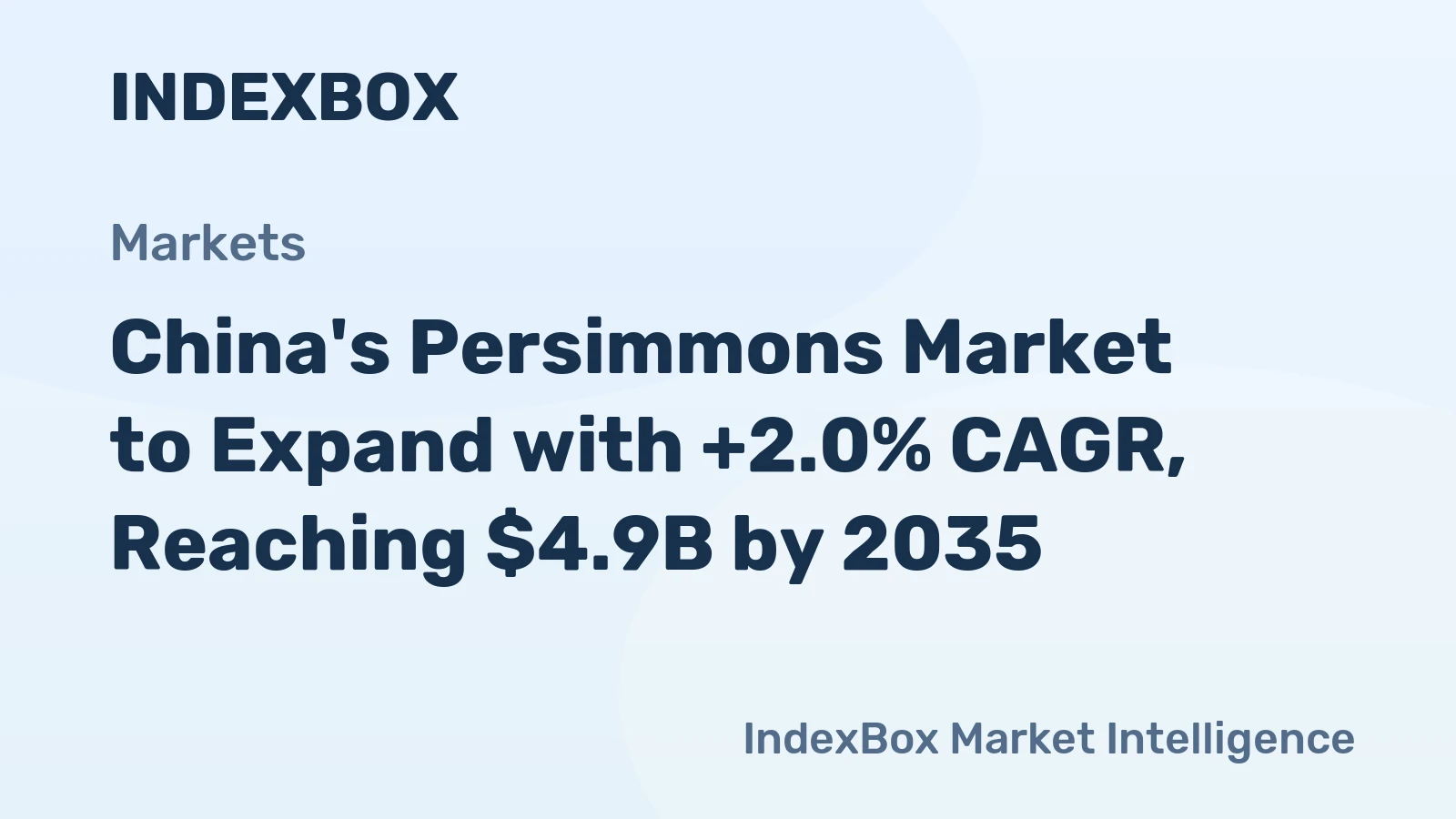 China's Persimmons Market to Expand with +2.0% CAGR, Reaching $4.9B by 2035