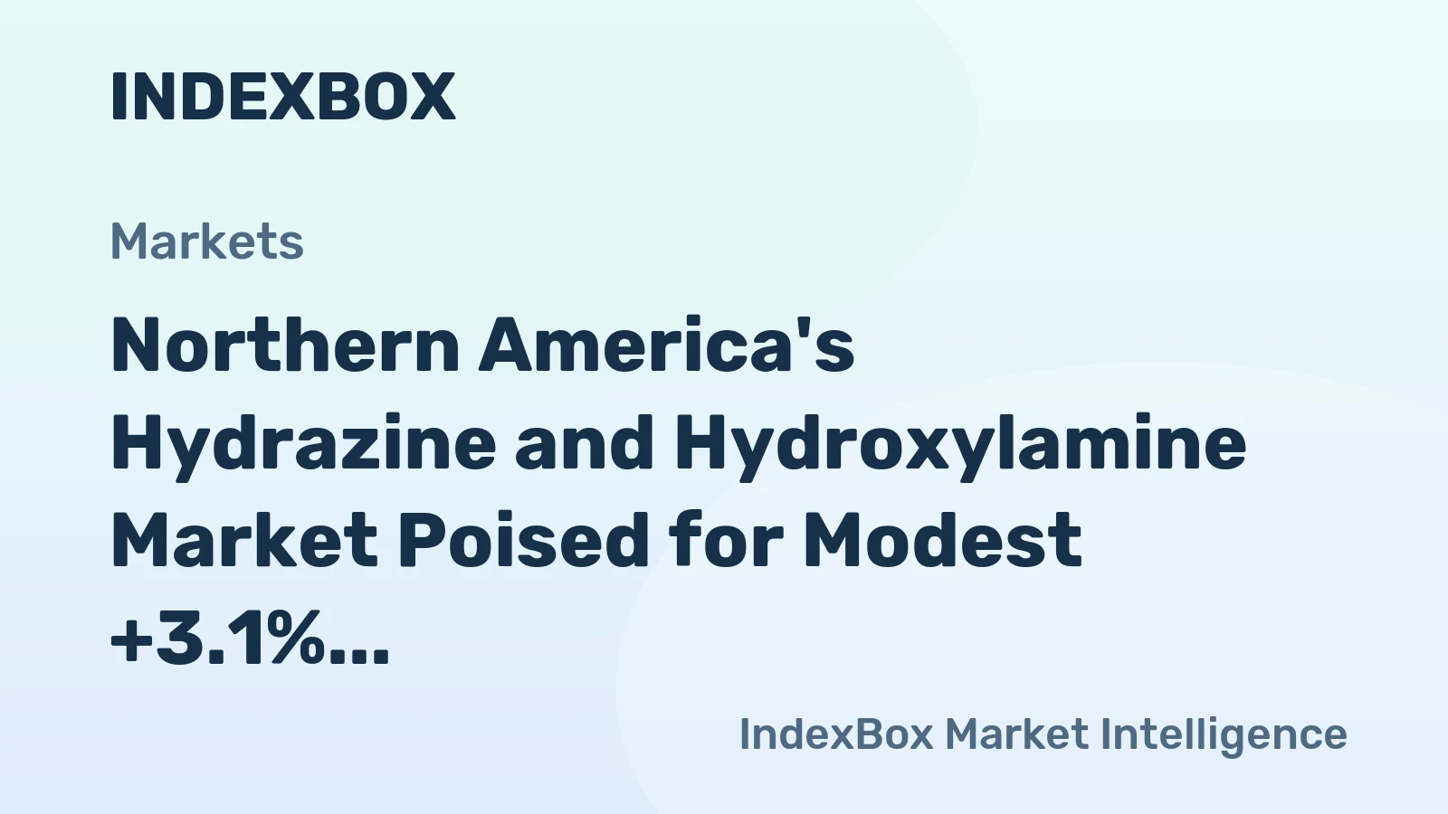 Northern America's Hydrazine and Hydroxylamine Market Poised for Modest +3.1% CAGR Growth Through 2035