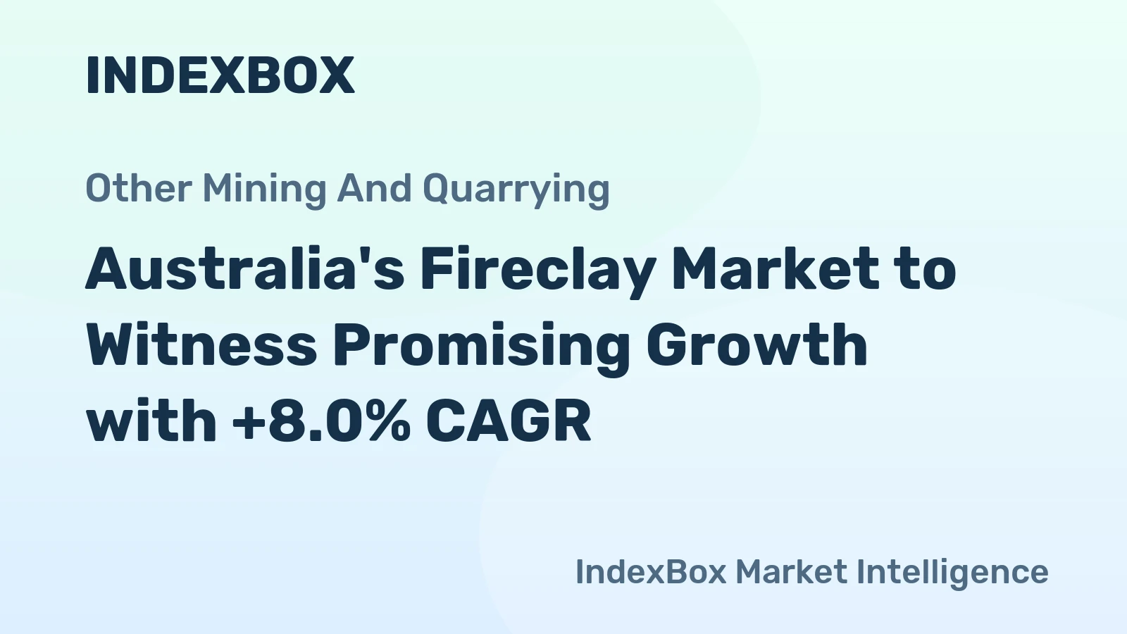 Australia's Fireclay Market to Witness Promising Growth with +8.0% CAGR