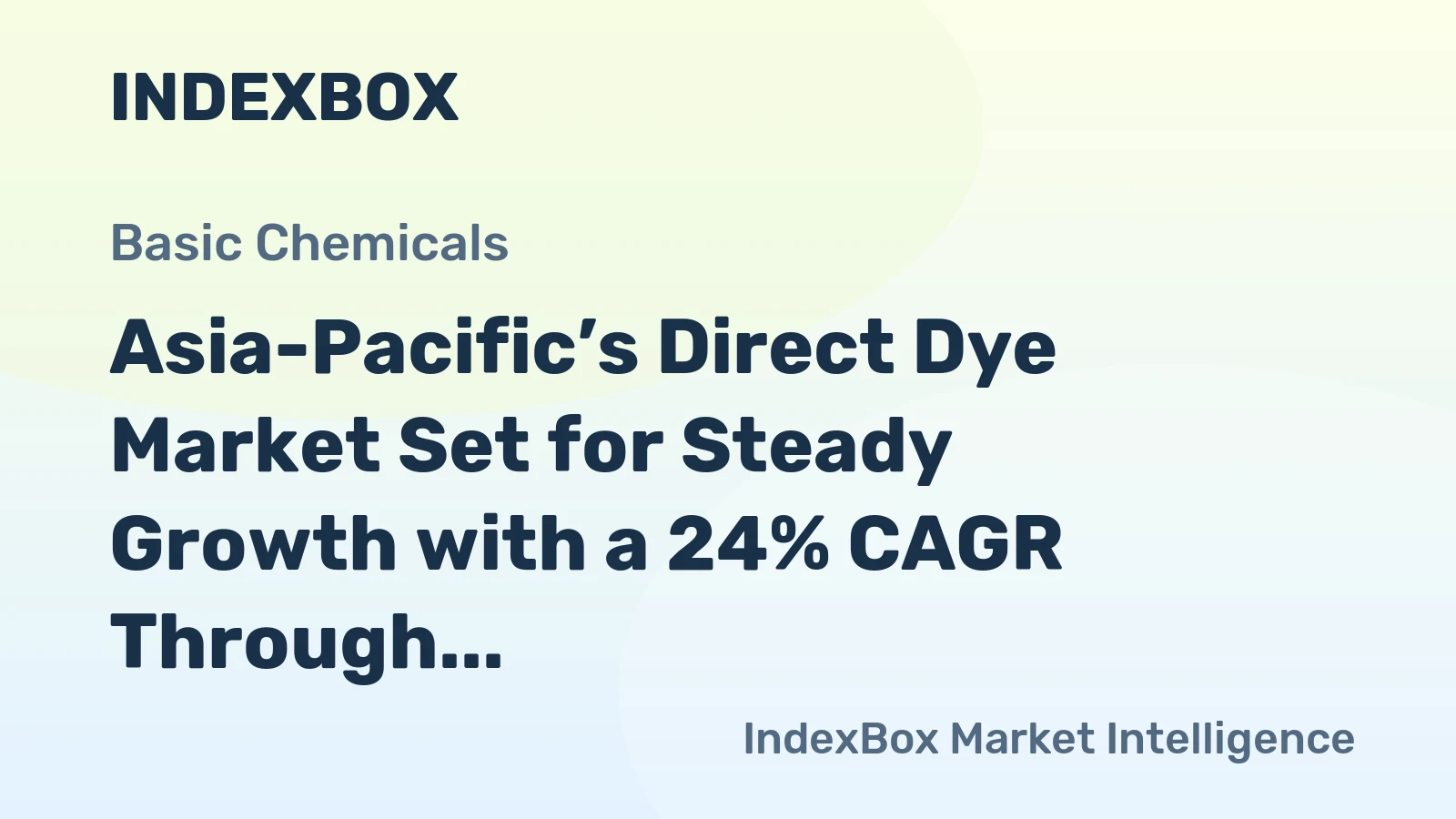 Asia-Pacific’s Direct Dye Market Set for Steady Growth with a 24% CAGR Through 2035