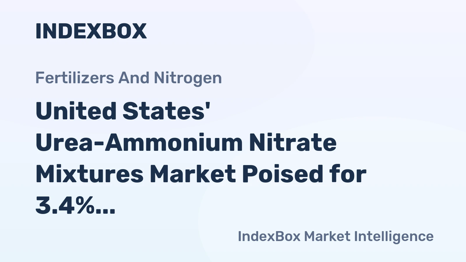 United States' Urea-Ammonium Nitrate Mixtures Market Poised for 3.4% CAGR Value Growth Through 2035