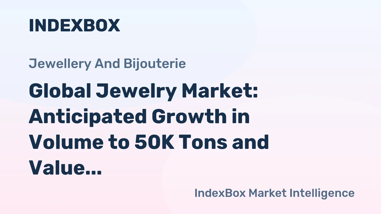 Global Jewelry Market: Anticipated Growth in Volume to 50K Tons and Value to $457.4B by 2035