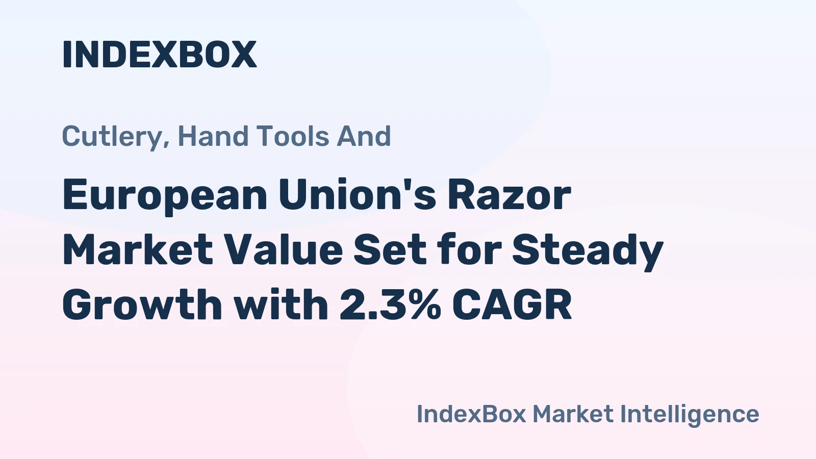European Union's Razor Market Value Set for Steady Growth with 2.3% CAGR