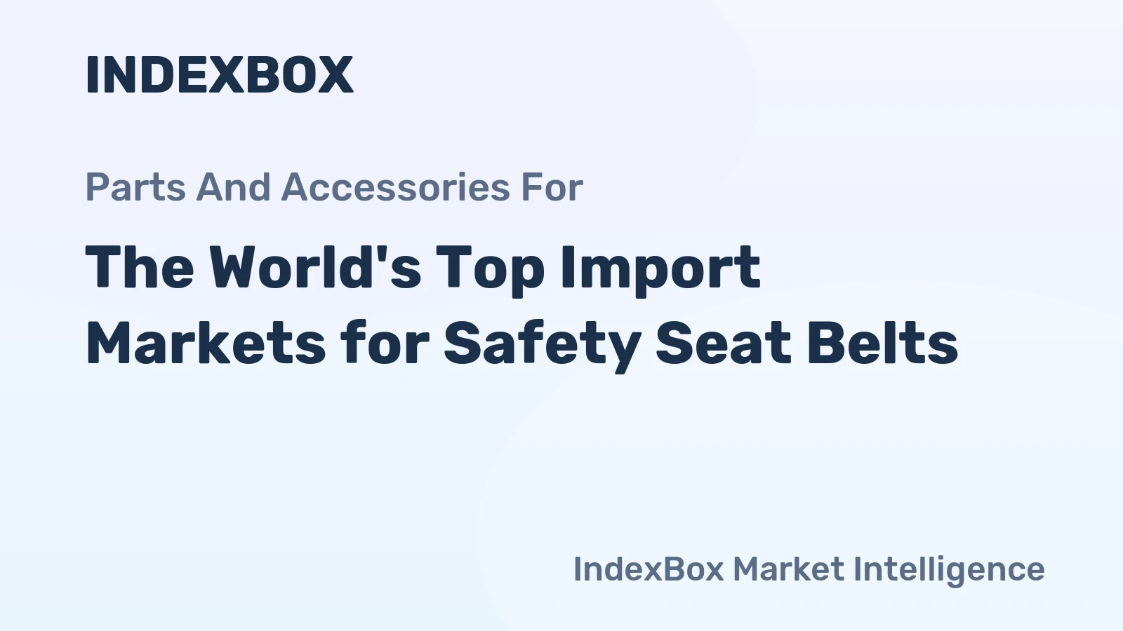 The World's Top Import Markets for Safety Seat Belts