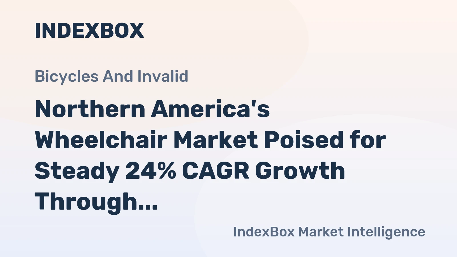 Northern America's Wheelchair Market Poised for Steady 24% CAGR Growth Through 2035