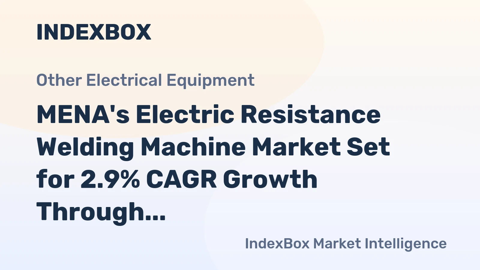 MENA's Electric Resistance Welding Machine Market Set for 2.9% CAGR Growth Through 2035