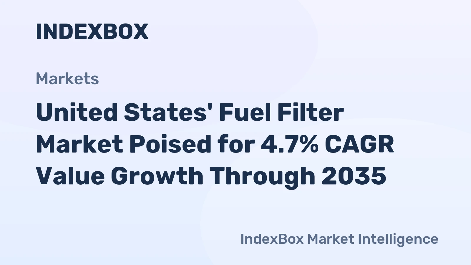 United States' Fuel Filter Market Poised for 4.7% CAGR Value Growth Through 2035
