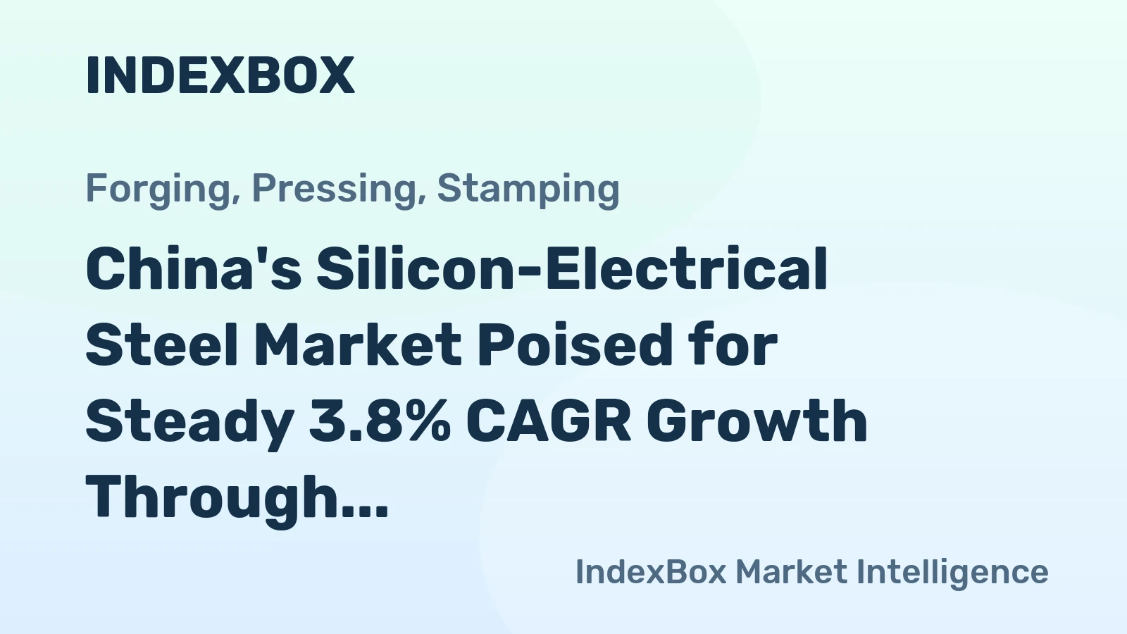 China's Silicon-Electrical Steel Market Poised for Steady 3.8% CAGR Growth Through 2035