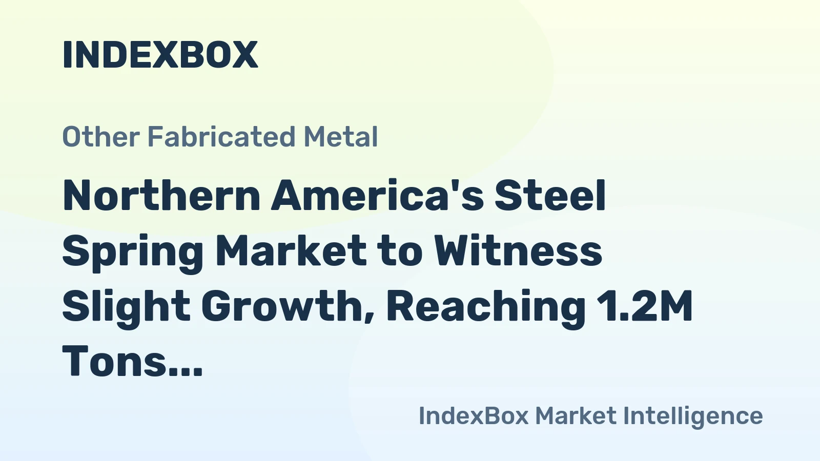 Northern America's Steel Spring Market to Witness Slight Growth, Reaching 1.2M Tons and $8B by 2035