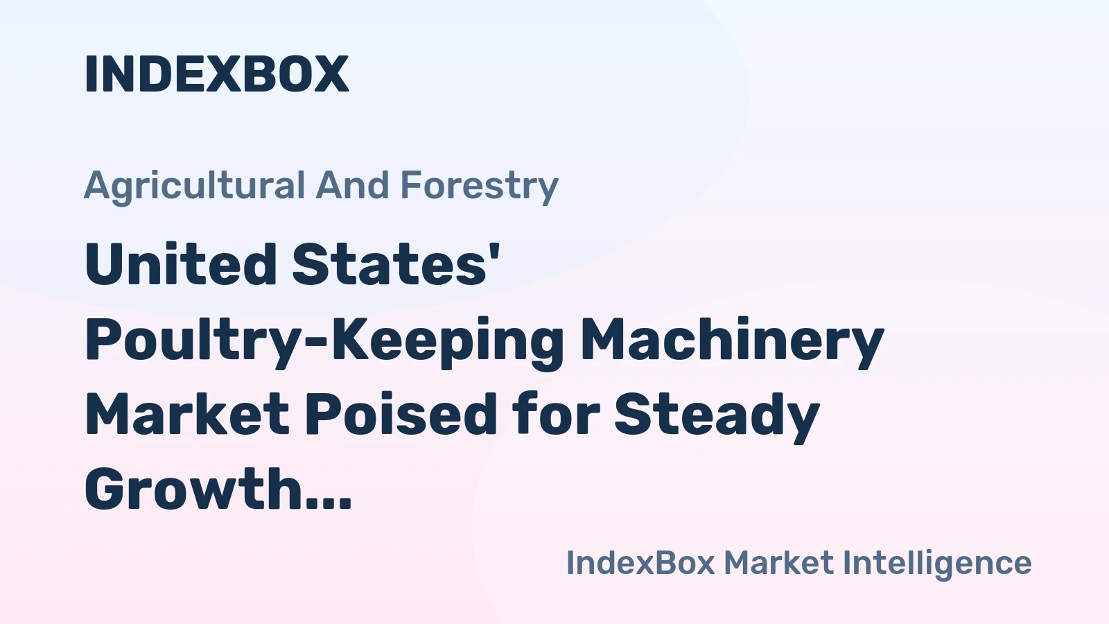 United States' Poultry-Keeping Machinery Market Poised for Steady Growth With 1.4% CAGR Through 2035