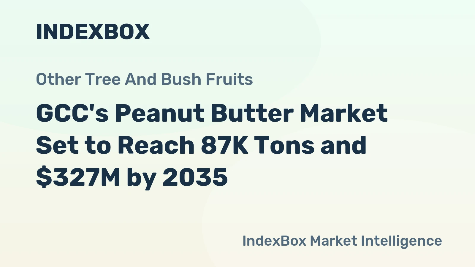 GCC's Peanut Butter Market Set to Reach 87K Tons and $327M by 2035