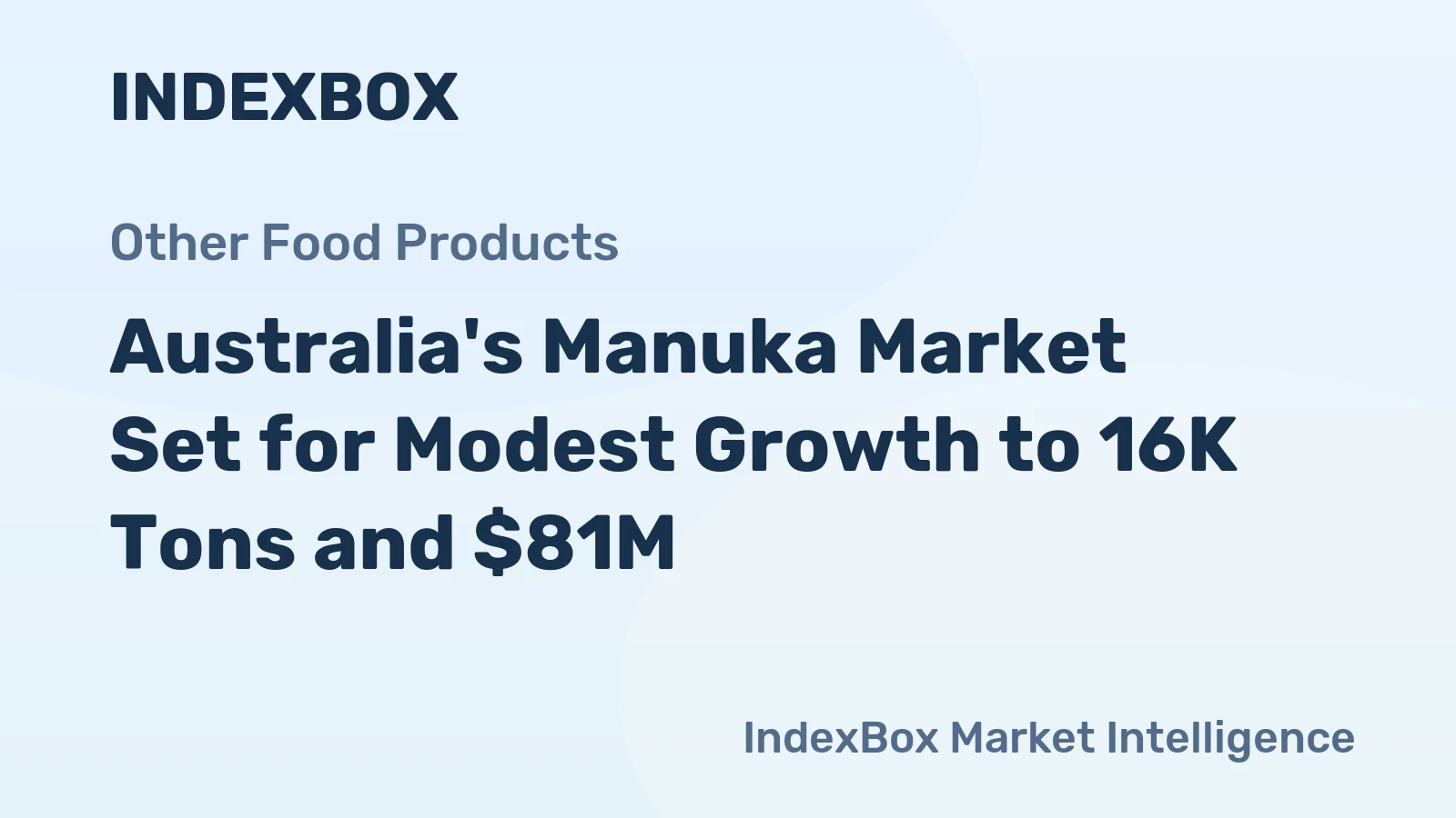 Australia's Manuka Market Set for Modest Growth to 16K Tons and $81M